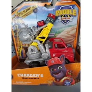 Paw Patrol | Toys | Paw Patrol Rubble Crew Chargers Crane Grabber ...